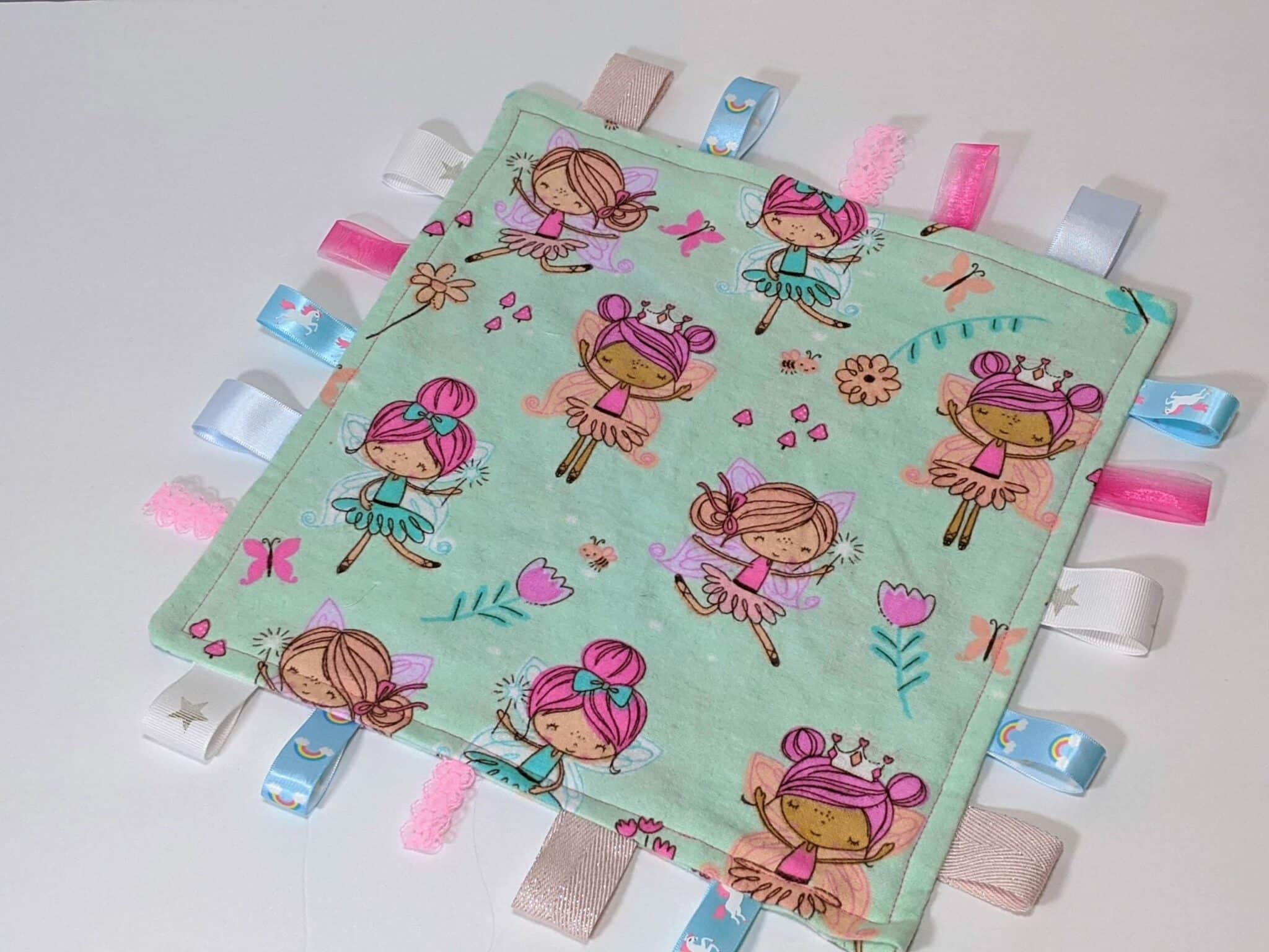 FREE Baby Tag Blanket DIY - 5 out of 4 Patterns