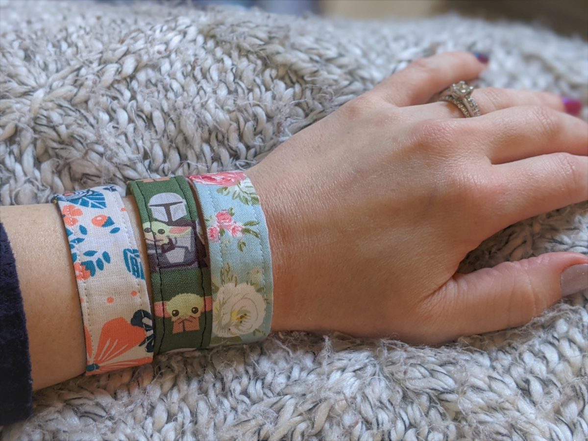 Fabric Scrap Bracelets DIY - 5 out of 4 Patterns